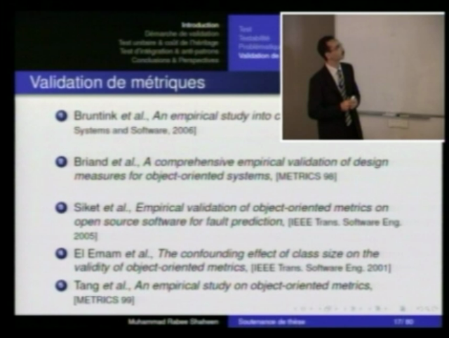 POD - Validation De Métriques De Testabilité Logic…