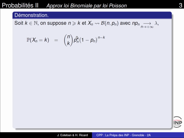 POD - Ch9 Seq 8 Approximation Loi Binomiale Par Lo…