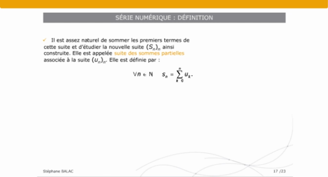 POD - Mathématiques - Les Suites Numériques – 17